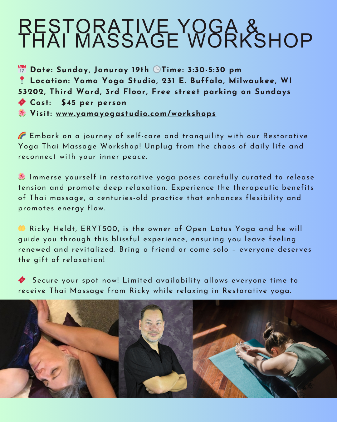 Thai Massage Workshops & Trainings – Welcome to Open Lotus Yoga LLC